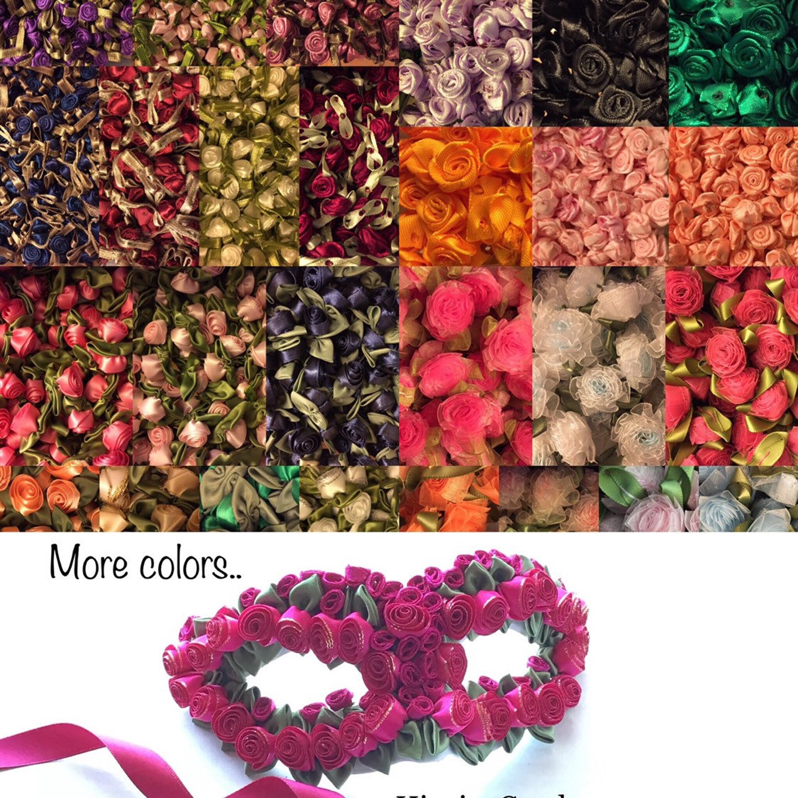 Floral Whimsical Masquerade Mask Women L Rose Flower | Etsy