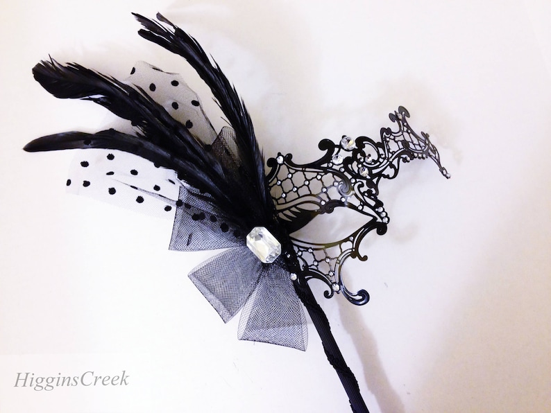Masquerade Mask Women Handheld Stick Masks for Prom Wedding - Etsy