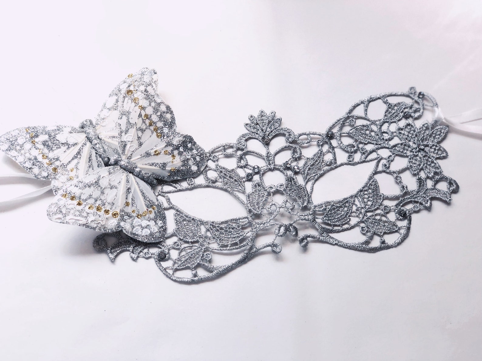 Butterfly Venetian Mask, Butterfly Masquerade Mask, Elegant and ...