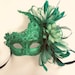 Emerald Green Masquerade Mask Women Masquerade Ball Masks Green Women ...