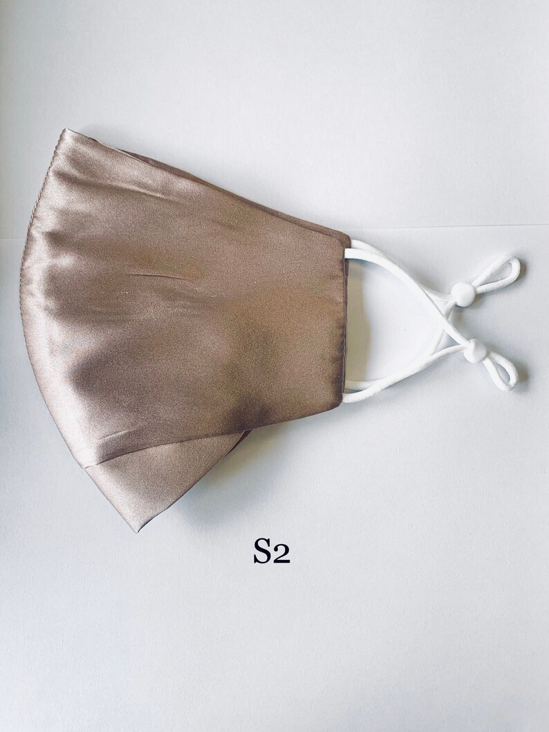 Silk Wedding Mask Bride Mask Bridesmaid Bridal Face Mask - Etsy