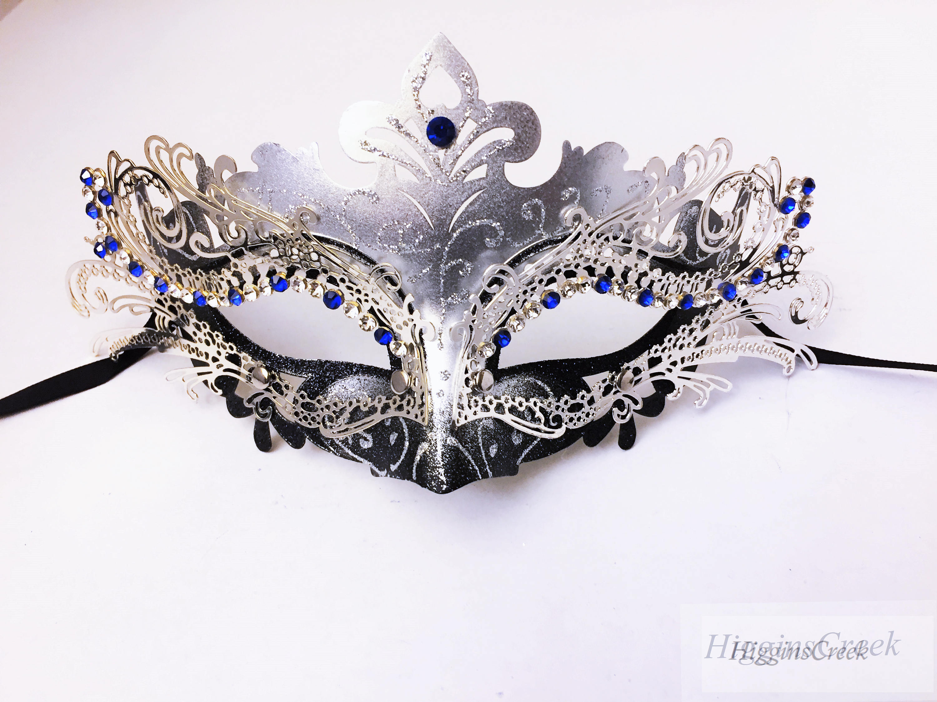 Silver Masquerade Mask Luxury Women's Masks Silver - Etsy