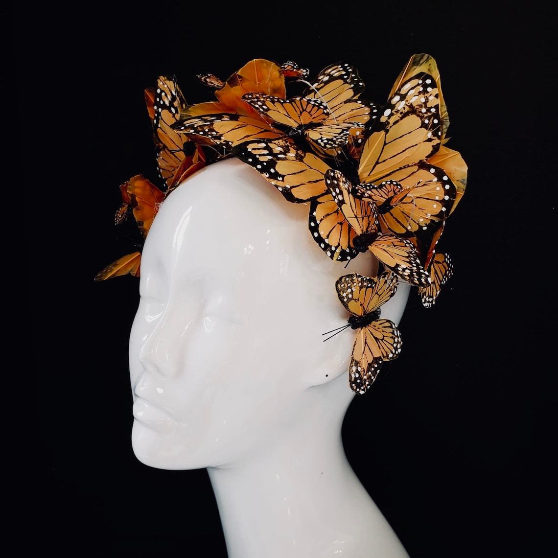 Goddess Headpiece Monarch Butterfly Headpiece Monarch | Etsy UK