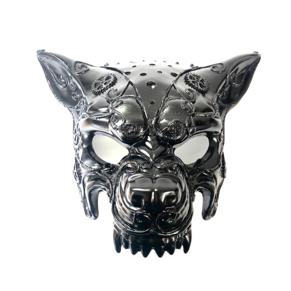 Masquerade mask Mens animal Inspired dog Mask Theatrical dog | Etsy