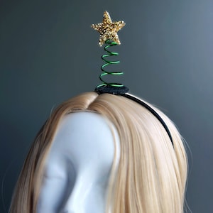 Christmas Tree Headband, Christmas Party, Party Headband, Holiday ...