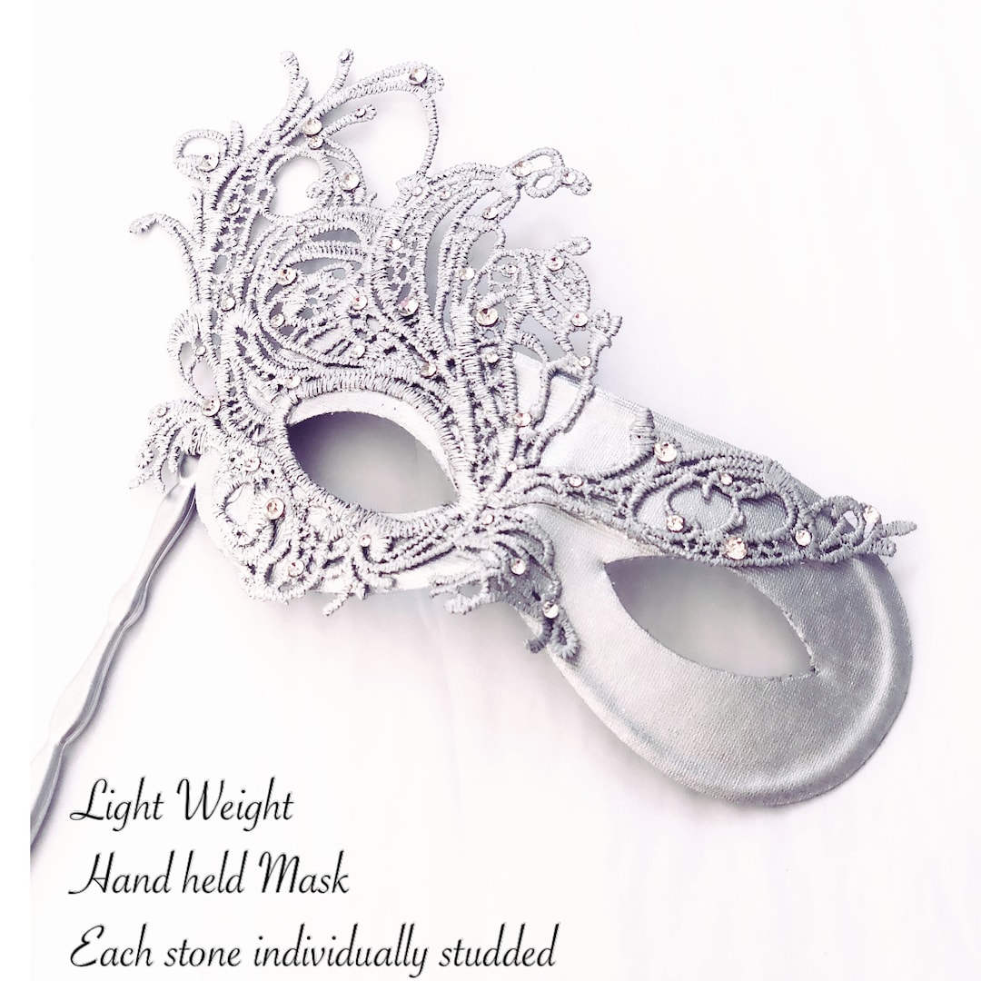 Stick Masquerade Masks Lace, Eye Catching Masquerade Masks, Masks With ...