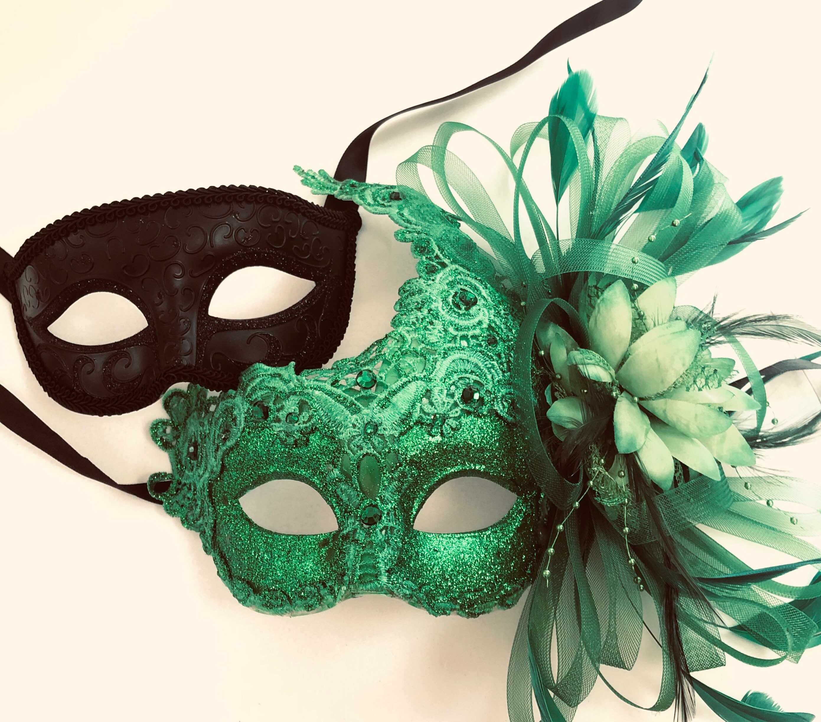 Green Masquerade Masks For Men