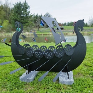 Viking Ship Fire Pit - Etsy
