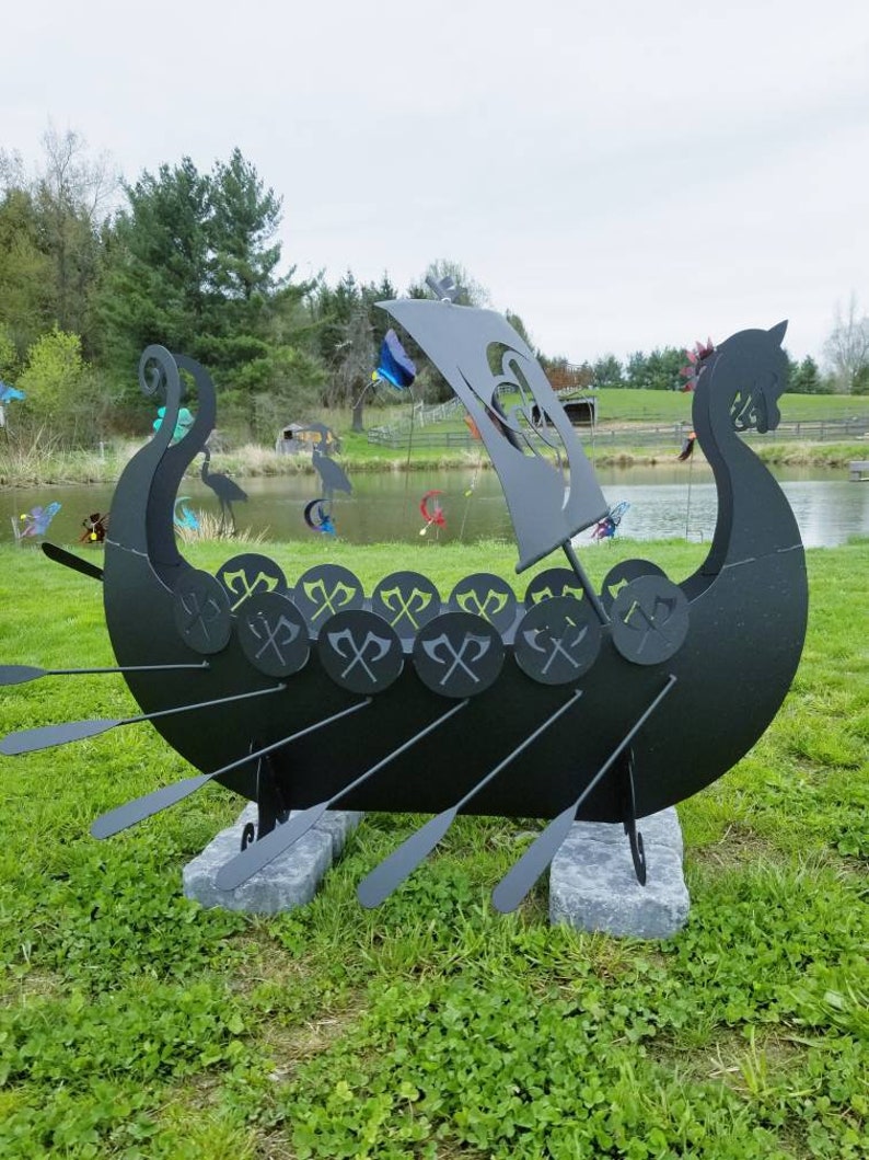 Viking Ship Fire Pit - Etsy