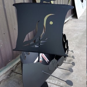 Viking Ship Fire Pit - Etsy Canada