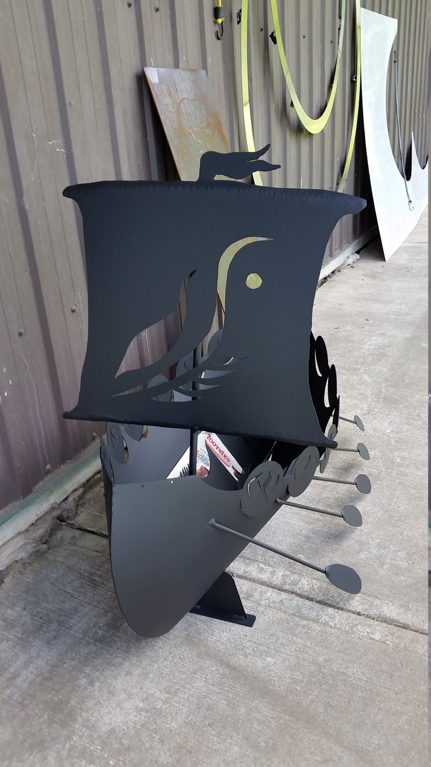 Viking Ship Fire Pit - Etsy Canada