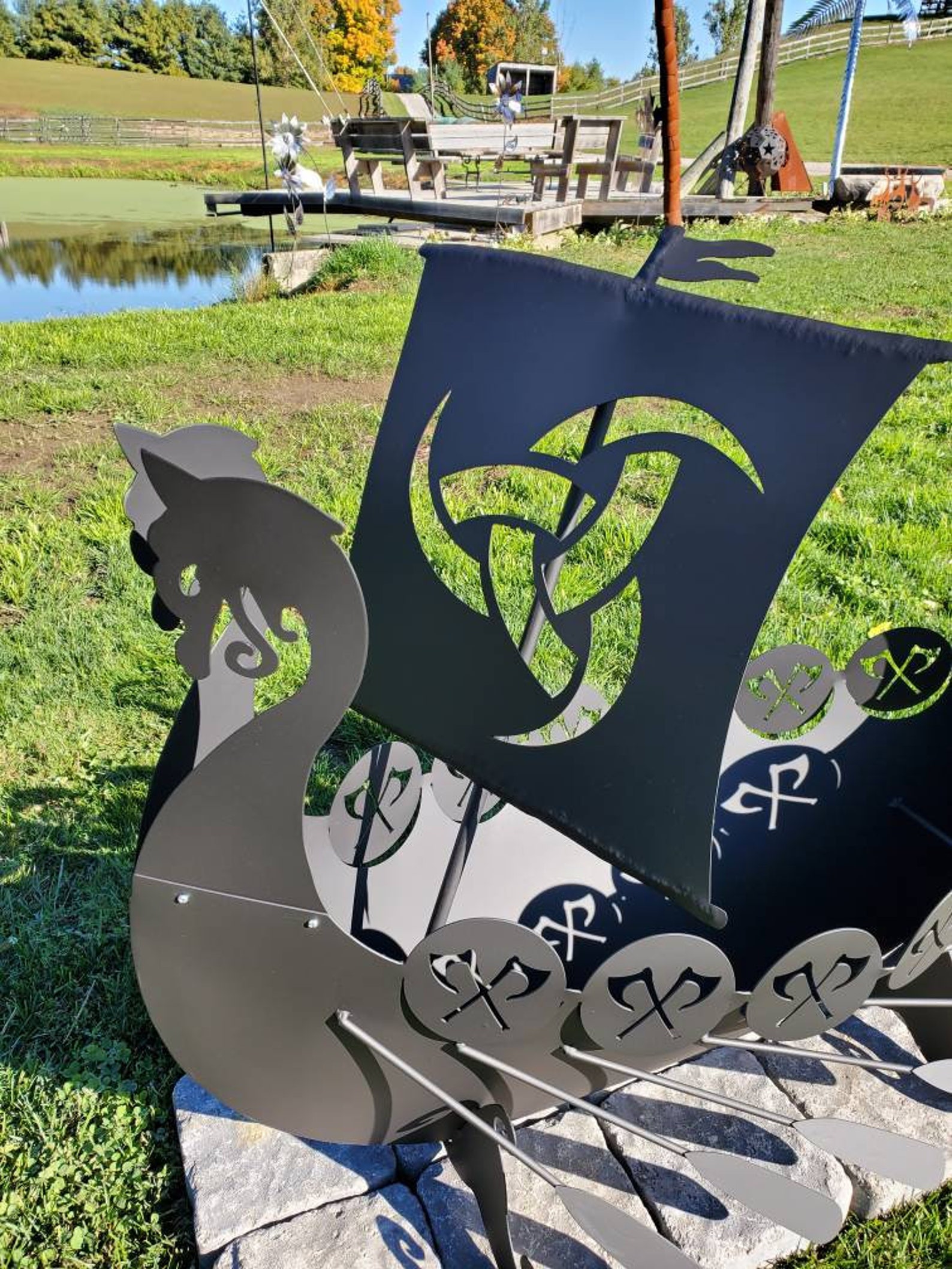 Viking Ship Fire Pit - Etsy