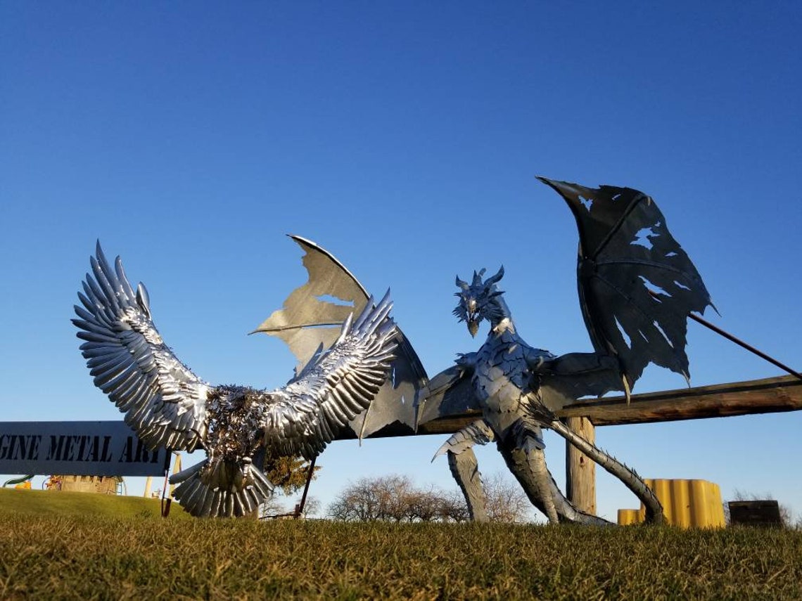 Metal Dragon - Etsy