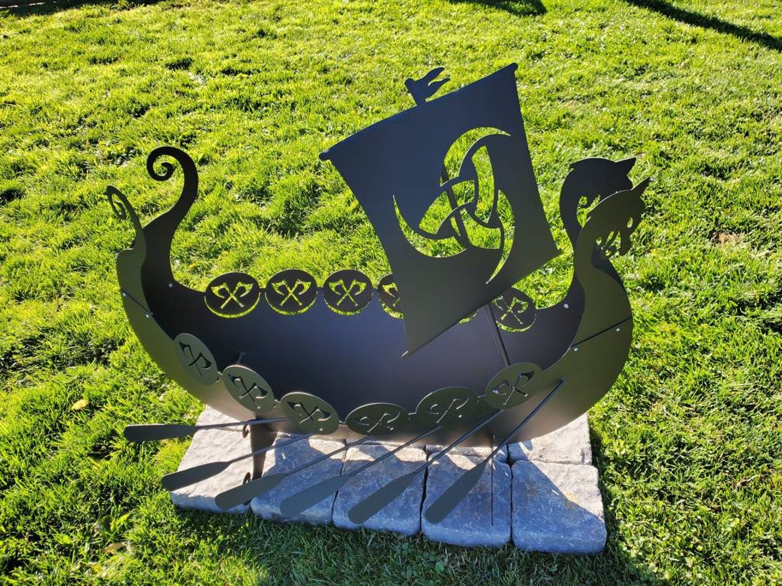 Viking Ship Fire Pit - Etsy