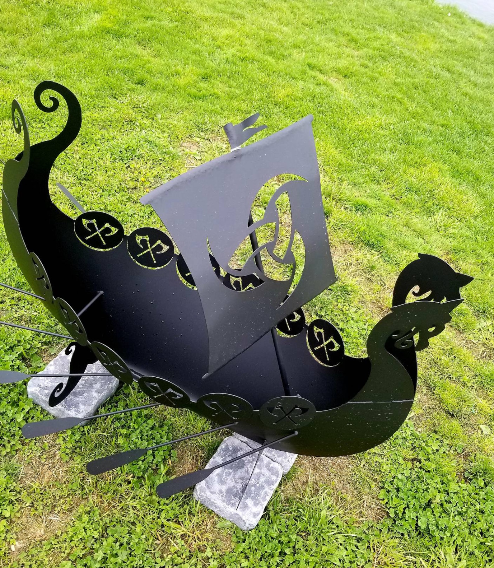 Viking Ship Fire Pit - Etsy