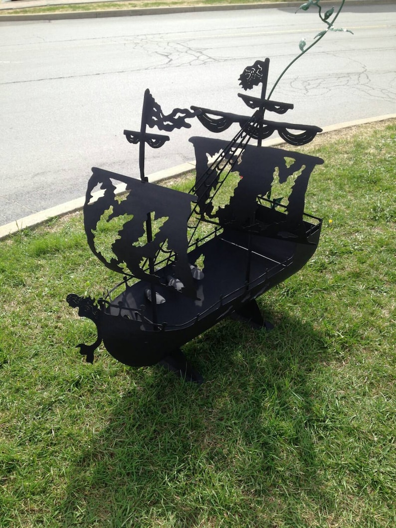 Pirate Ship Firepit!!! - Etsy