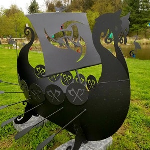 Viking Ship Fire Pit - Etsy Canada