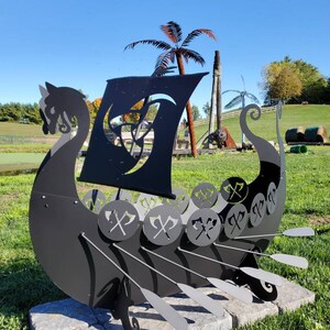 Viking Ship Fire Pit - Etsy Canada