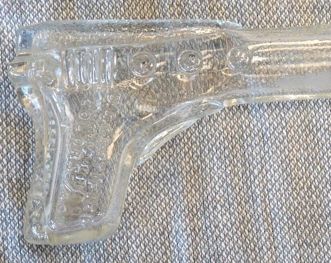 Antique Vintage Glass Pistol Candy Container Gun Collectible ...