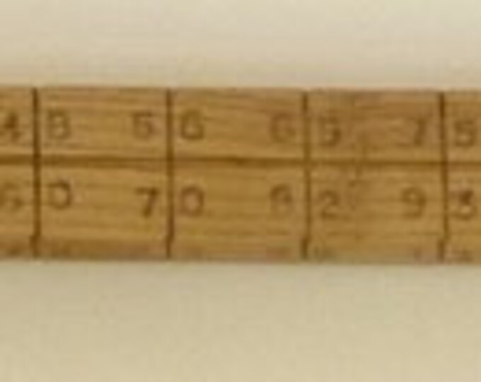 Vintage Oak Lumber Log Board Rule Scale 1900 Primitive Antique Wood ...