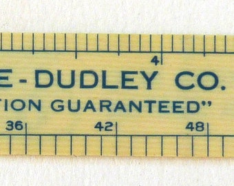 Antique Pocket Ruler - Etsy