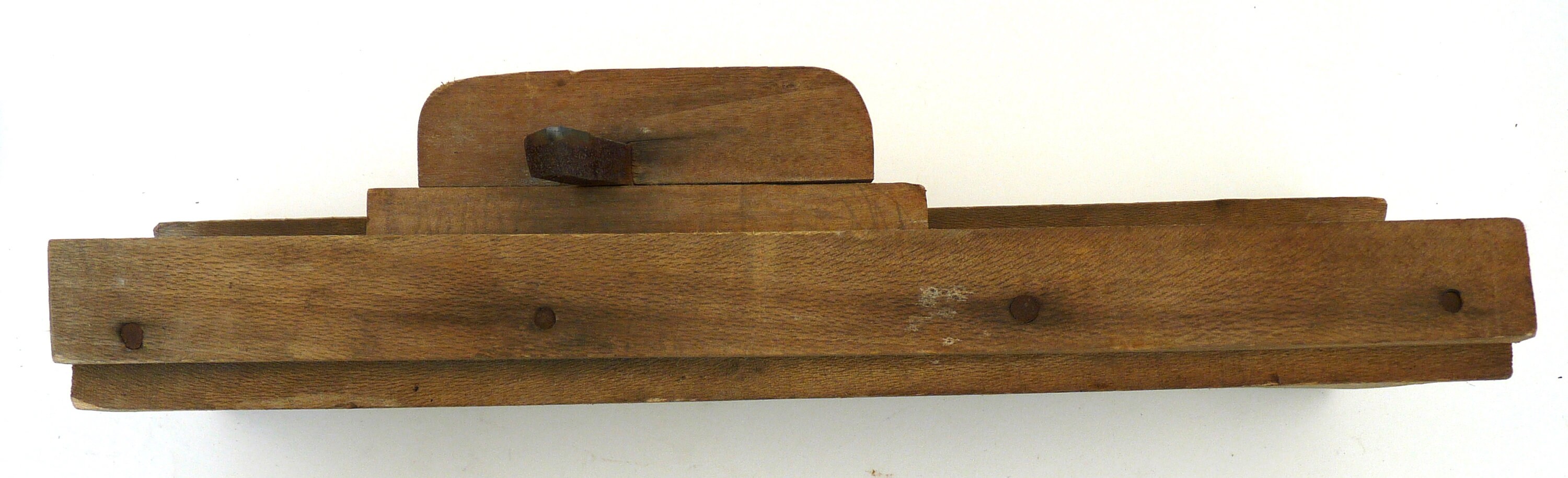 Antique Hand Crafted Adjustable Bench Stop Vise Tool Carving Carpentry ...