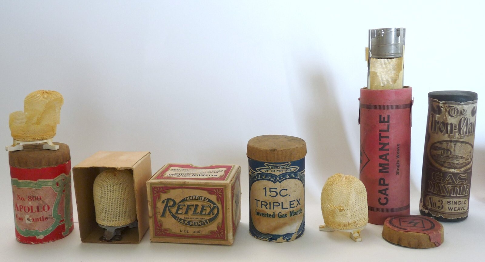 Inverted Gas Lamp Mantles