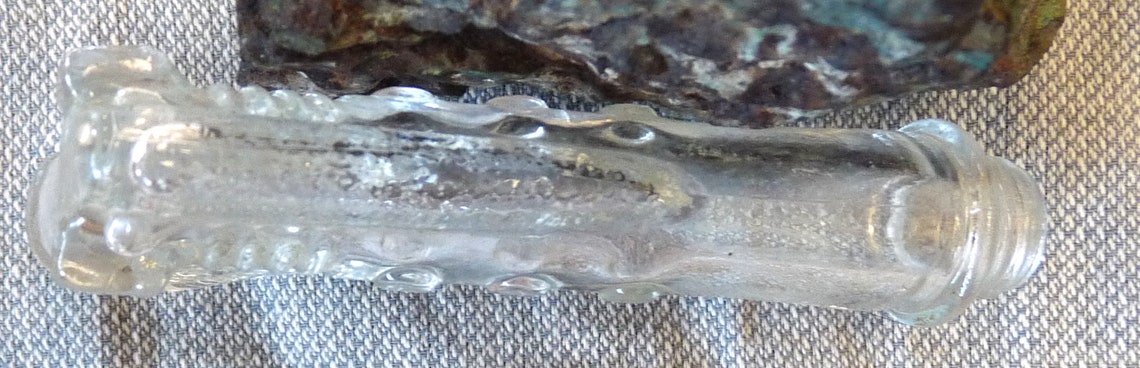 Antique Vintage Glass Pistol Candy Container Gun Collectible ...