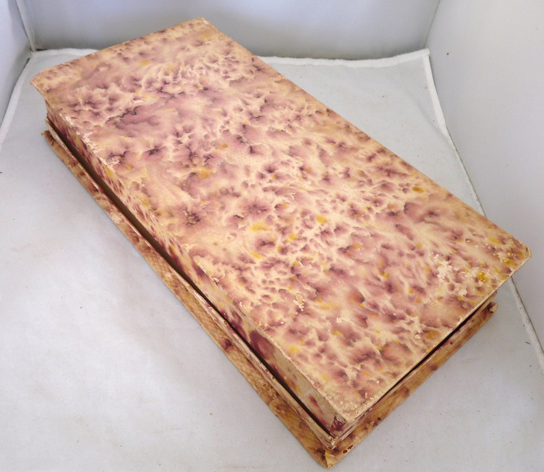 Antique Art Nouveau Victorian Vanity Chocolate Box Real Photo Lady Rose ...