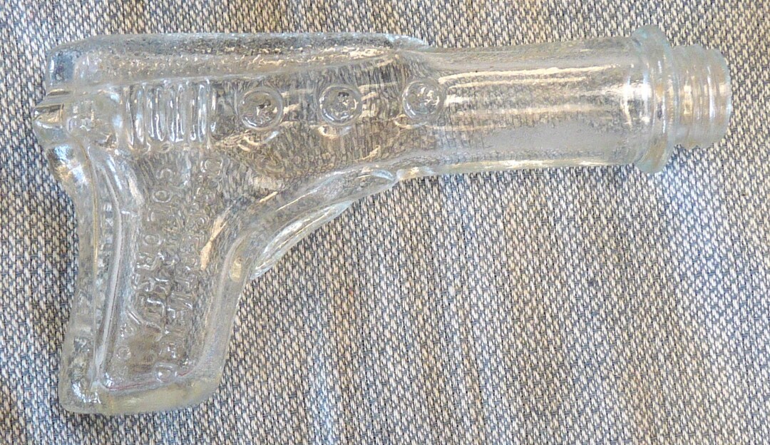 Antique Vintage Glass Pistol Candy Container Gun Collectible ...