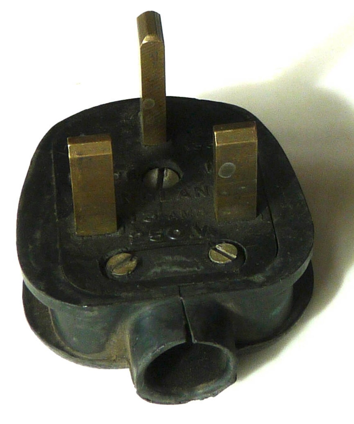 Duraplug Electric Three Prong Outlet Plug Antique Vintage England 1900 ...