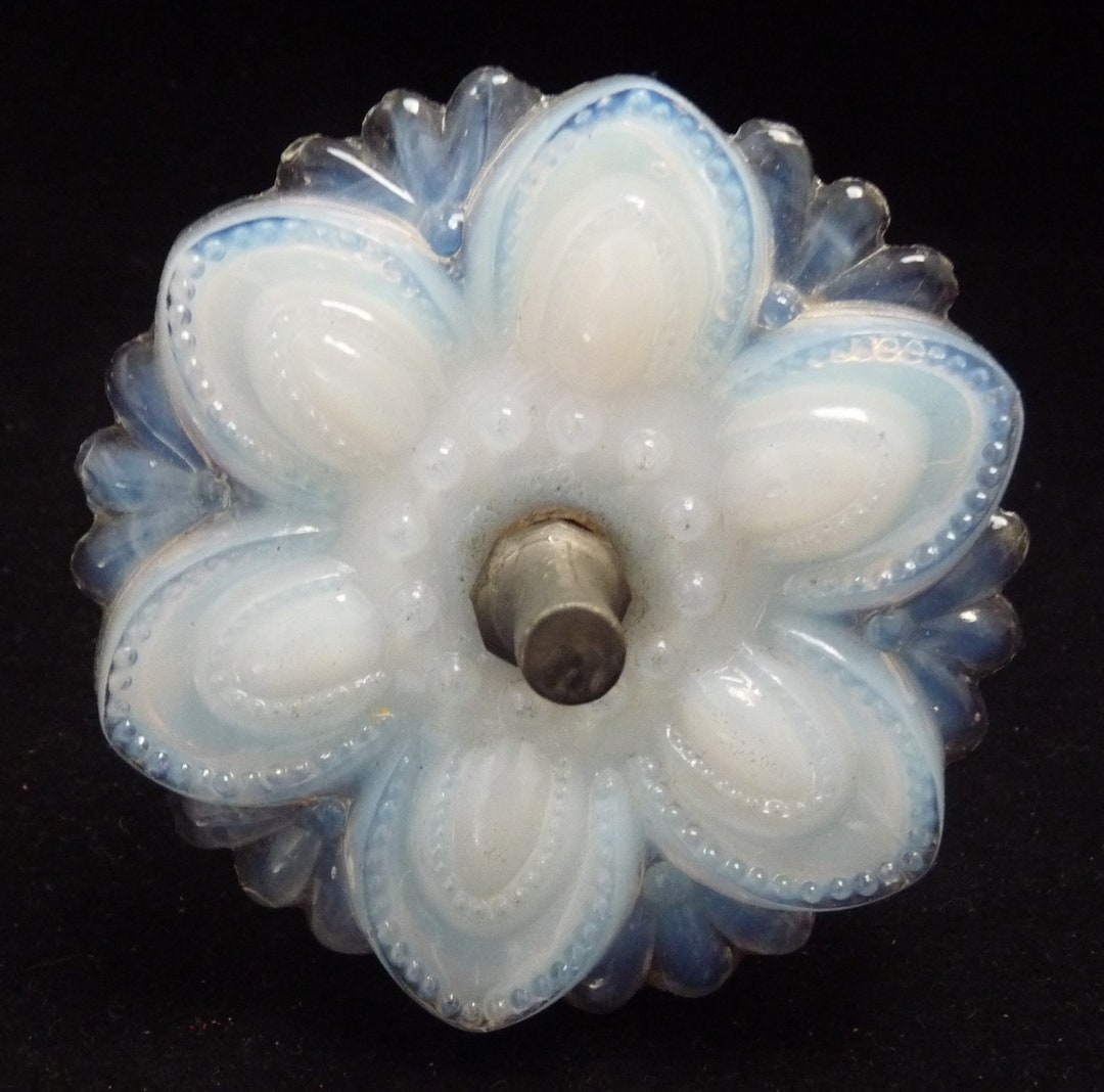 Antique Fiery Opalescent Glass Curtain Tieback Drapery Tie Back ...