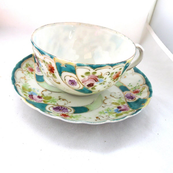 Hand Painted Tea Cup - Etsy