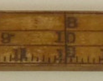 Vintage Oak Lumber Log Board Rule Scale 1900 Primitive Antique Wood ...