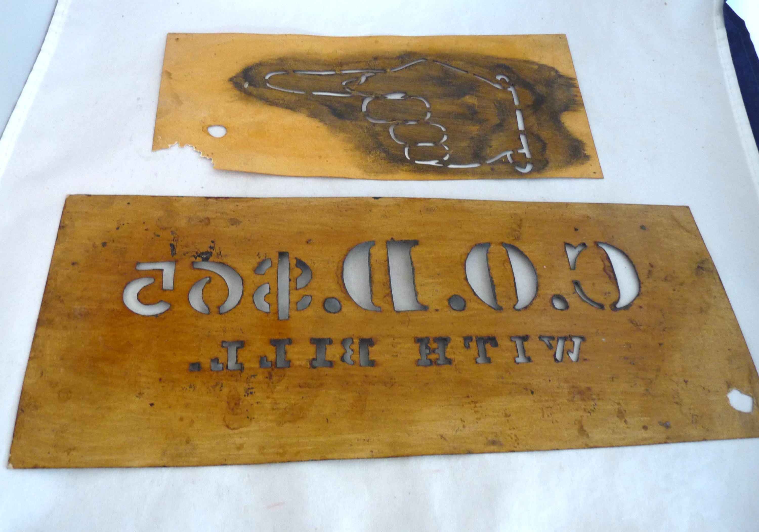 Antique Advertising Stencil Sign Cod Hand Country Shipping - Etsy