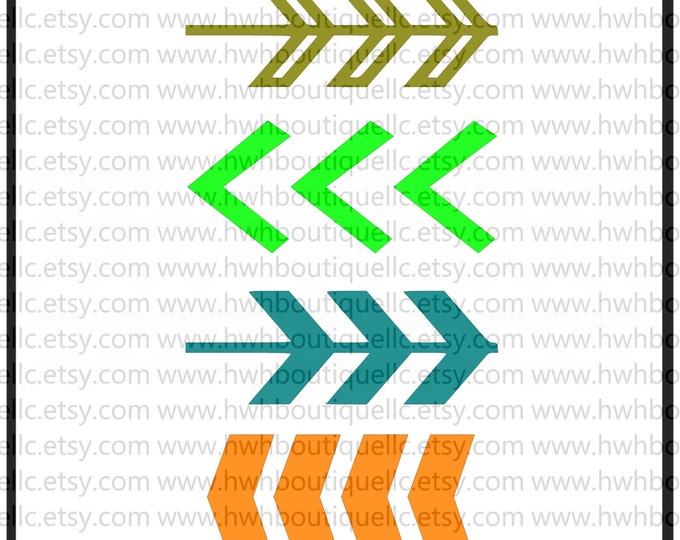 Arrows- SVG /DFX Cut Files - Cutting Machine Files - Svg, Pdf, and ...