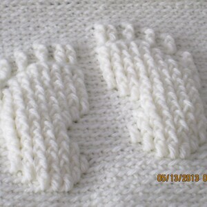 Crochet Baby Footprints Blanket Pattern - Etsy