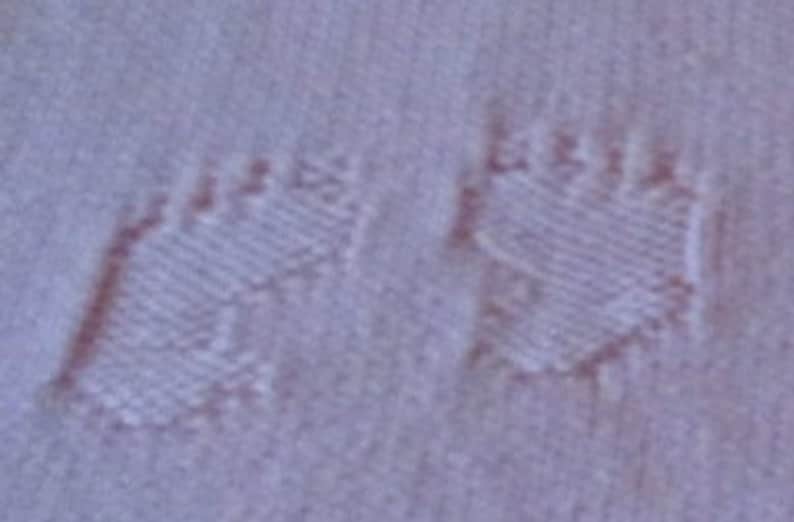 Knit Baby Footprints Blanket. Pattern - Etsy