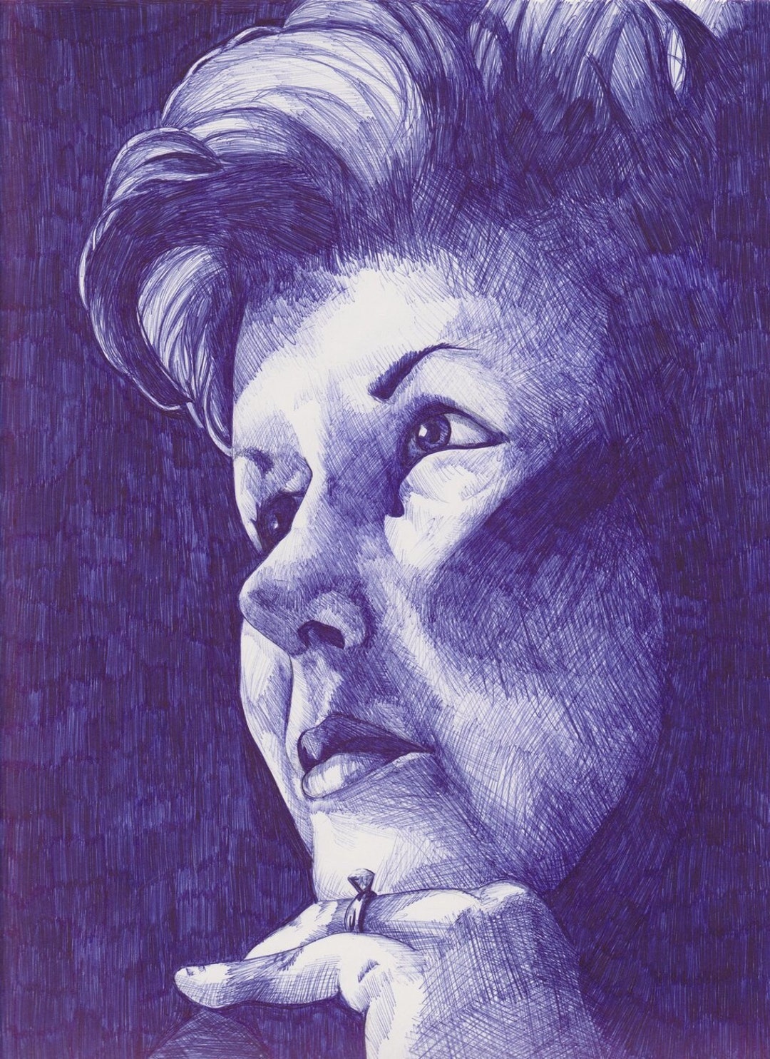 Custom Ballpoint Pen Portrait, Ballpoint Pen Art, Wedding Portraits ...