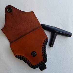 Harp Tuning Key Leather Case. Celtic Harp Key, Irish Harp Accessory ...