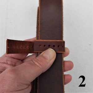 Handmade Leather Belt Loops Replacement Kit: Black, Brown, Tan - Etsy