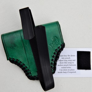 Harp Tuning Key Leather Case. Celtic Harp Key, Irish Harp Accessory ...