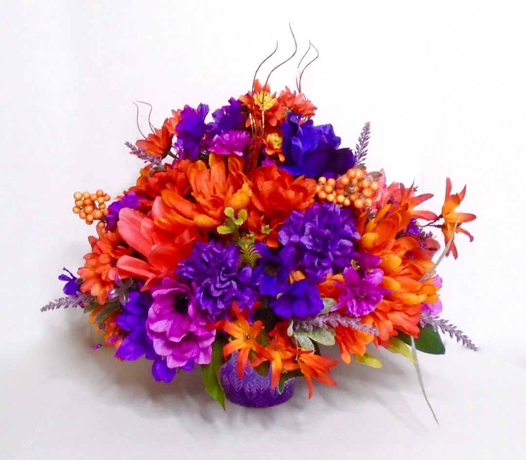 Fall Silk Floral Arrangement, Fall Table Centerpiece, Fall Centerpiece ...