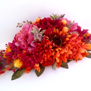 Fall Floral Centerpiece, Dining Table Centerpiece, Fall Centerpiece ...