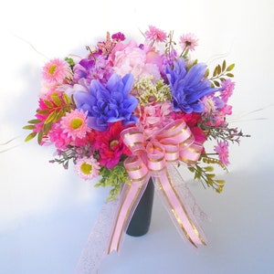 Spring Cemetery Arrangement, Cemetery Cone, Graveside Flowers, Mother's ...