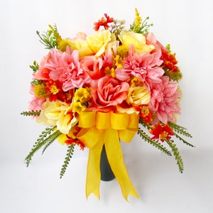 Spring Cemetery Arrangement, Cemetery Cone, Graveside Flowers, Mother's ...