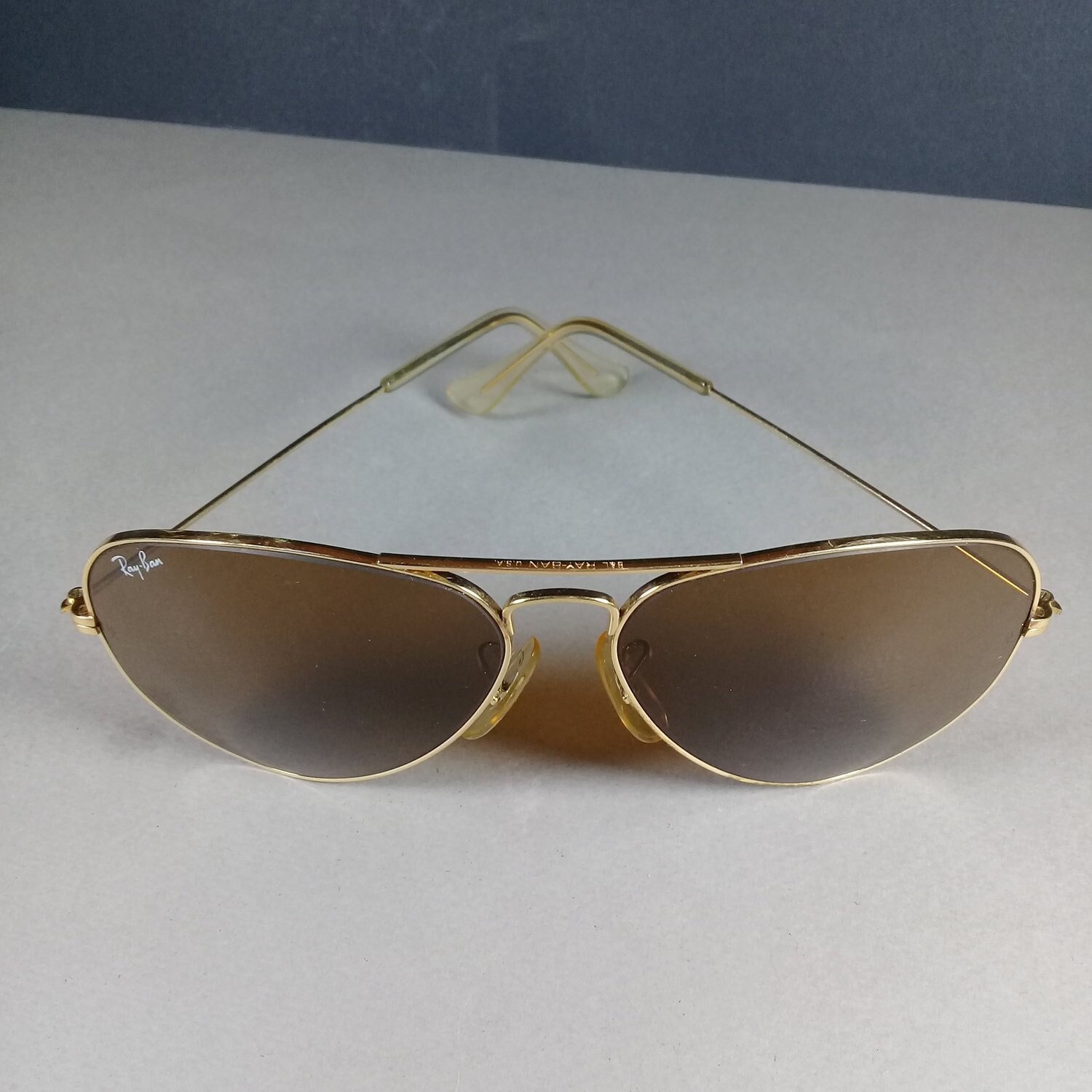Ray Ban Bausch & Lomb 58-14 Gold/brown Aviator Pilot BL US - Etsy