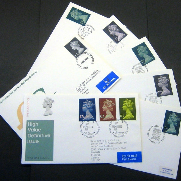 Queen Elizabeth First Day Covers - Etsy