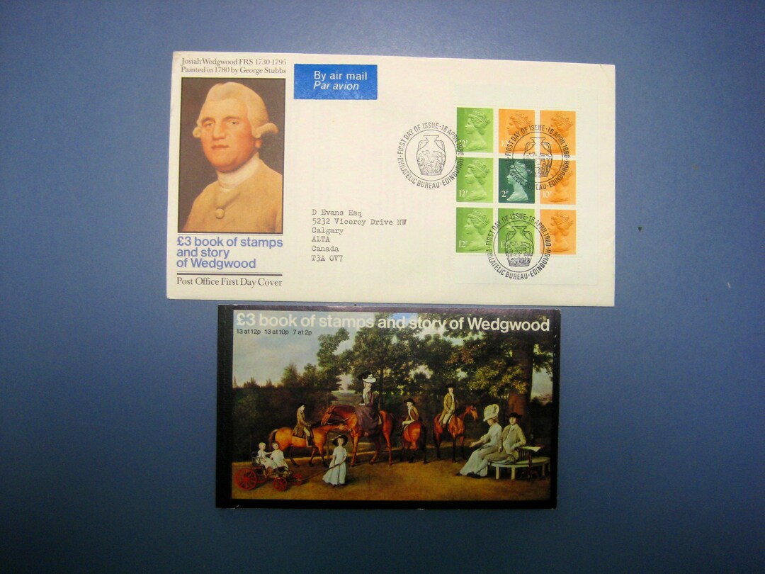 GB Machin Stamps: Wedgwood Story, First Day Cover, 1980 - Etsy