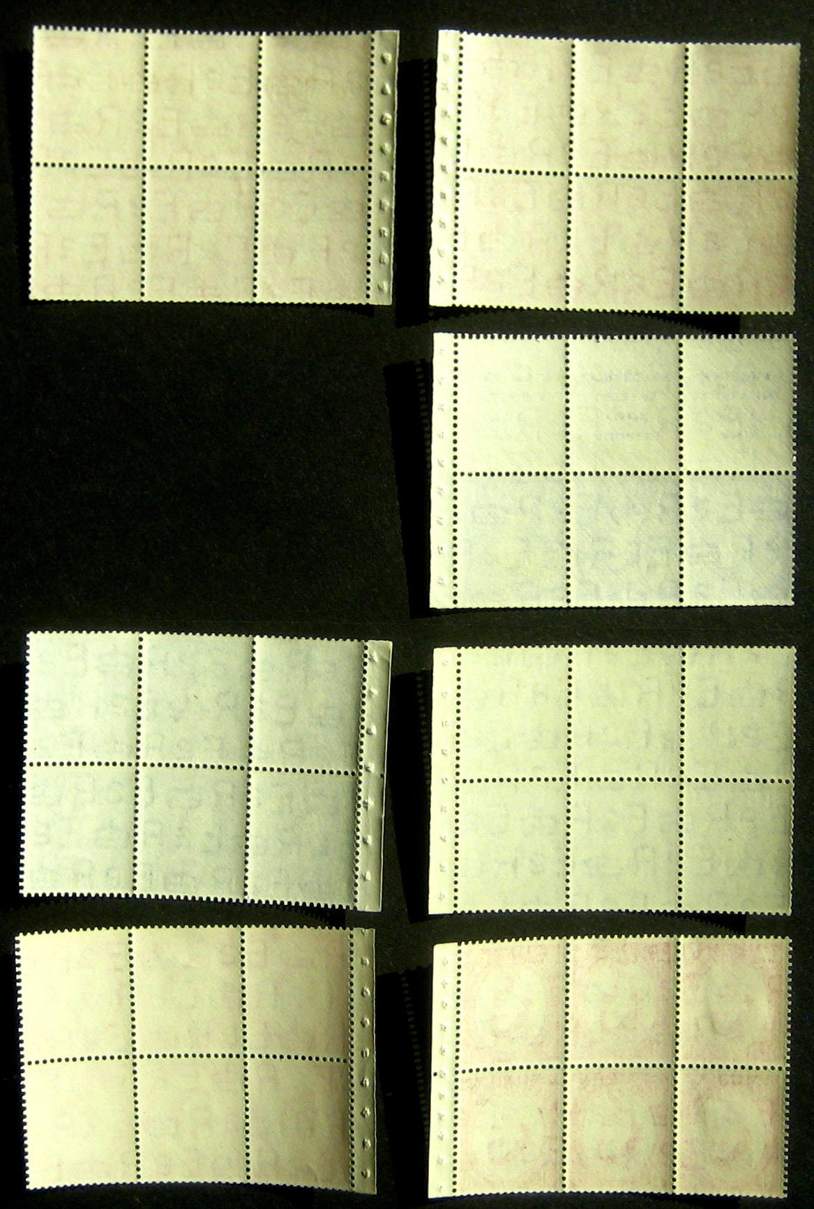 Great Britain GB Stamps, 1953 Queen Elizabeth Tudor Crown Booklet Panes ...